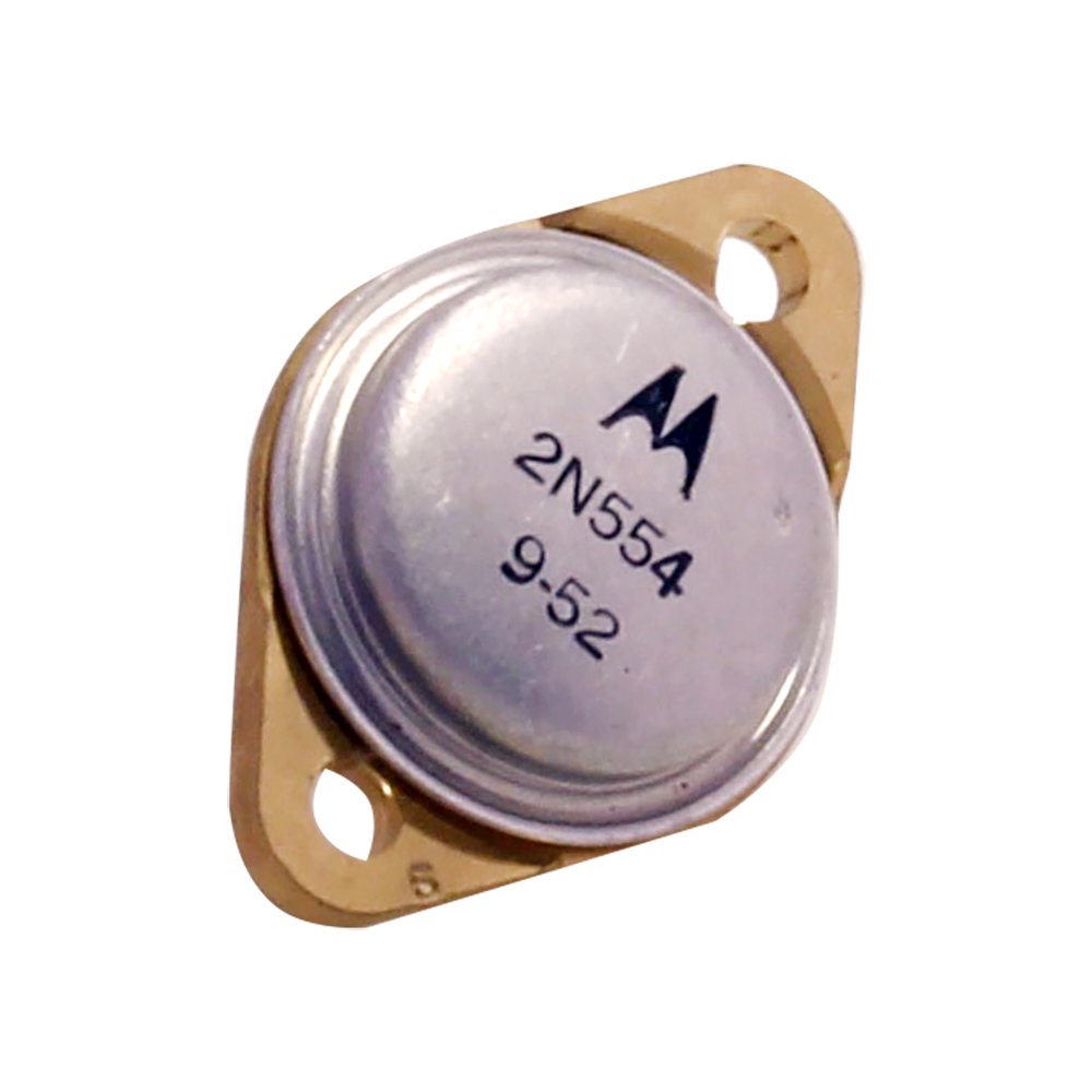 2N554, TO-3 - Transistor - Bjarne Bak - Elektronik og beslægtede dele.....