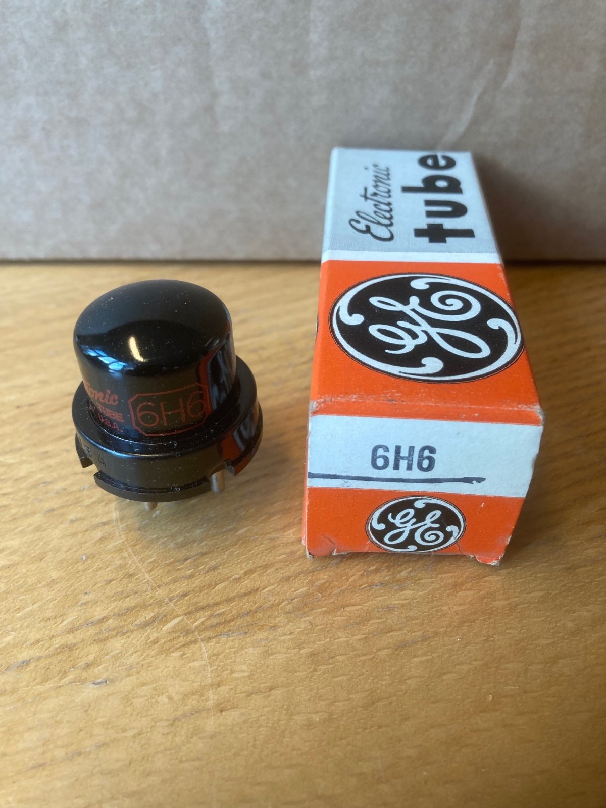 Dobbelt-Diode 6H6 GE - 6-Serie Rør - Bjarne Bak - Elektronik og ...