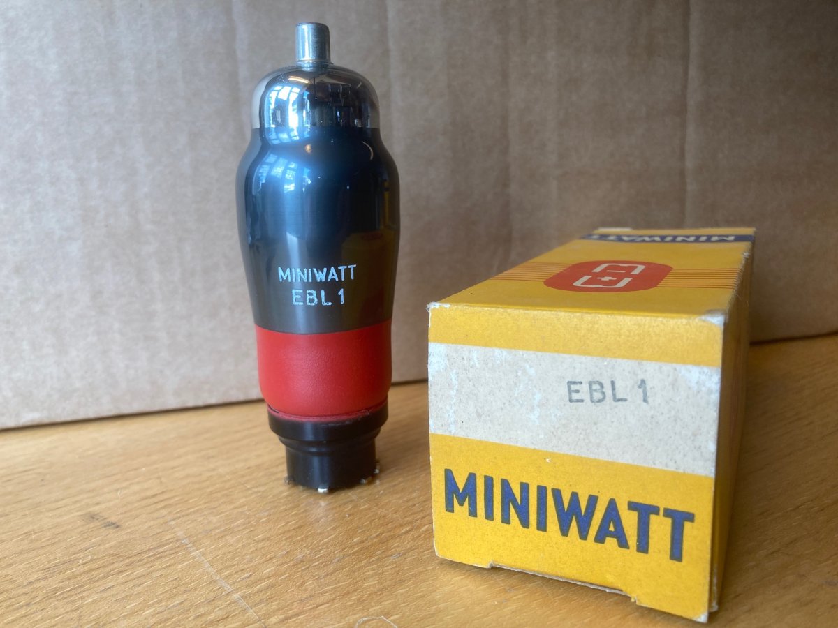 Pentode-Dobbelt Diode EBL1 PH - E-rør - Bjarne Bak - Elektronik og ...