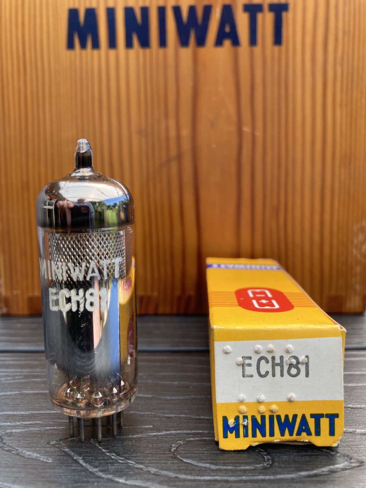 Triode-Heptode ECH81 PH - E-rør - Bjarne Bak - Elektronik og beslægtede ...