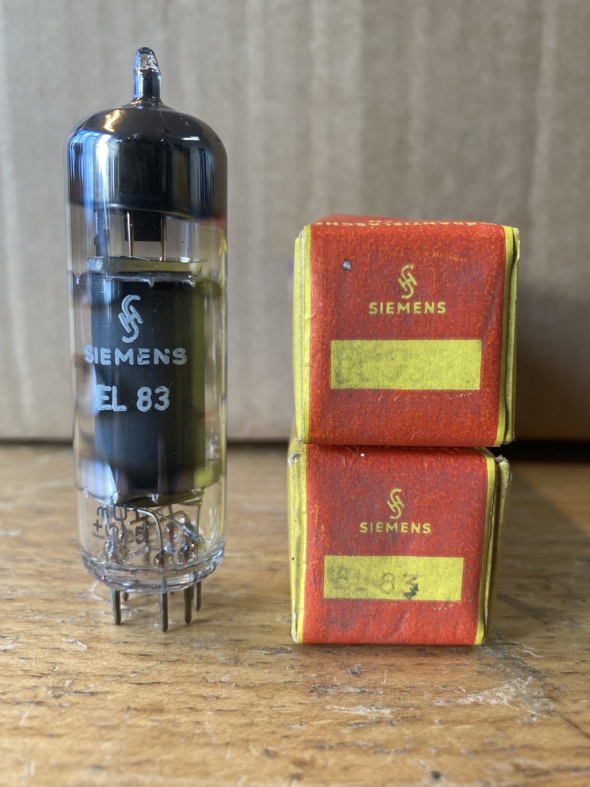 Pentode EL83 SH PAIR - E-rør - Bjarne Bak - Elektronik og beslægtede ...