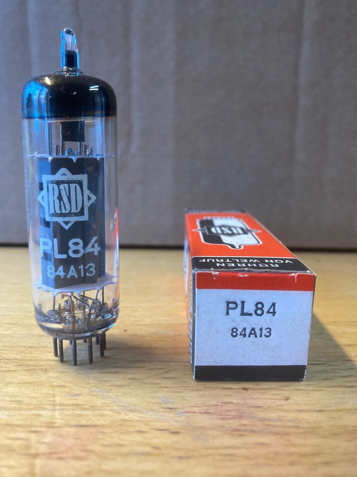 Pentode PL84 RSD - P-rør - Bjarne Bak - Elektronik og beslægtede dele.....