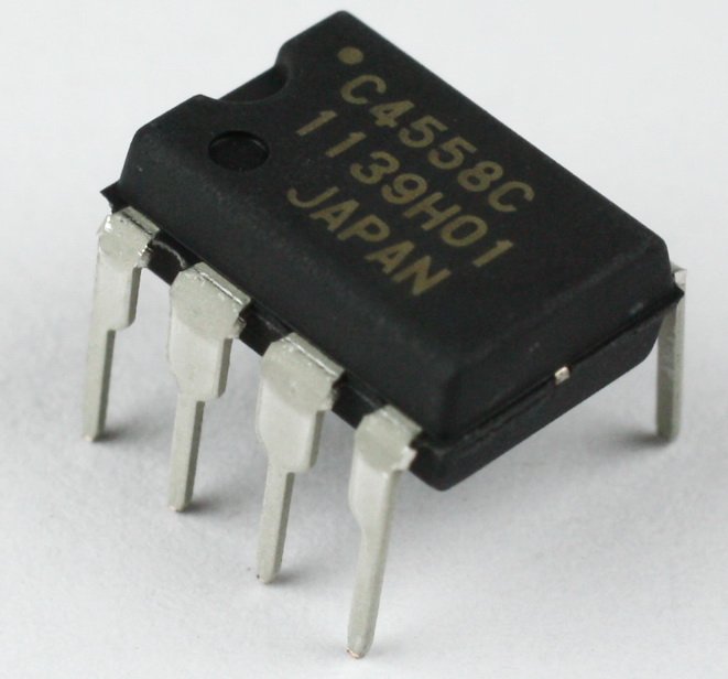 UPC4558C-P, DIP-8 - Analog - Bjarne Bak - Elektronik og beslægtede dele